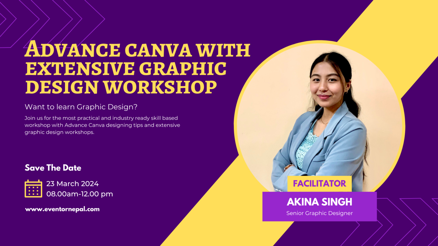 Advance Canva with intensive graphic Design workshop – Eventor Nepal