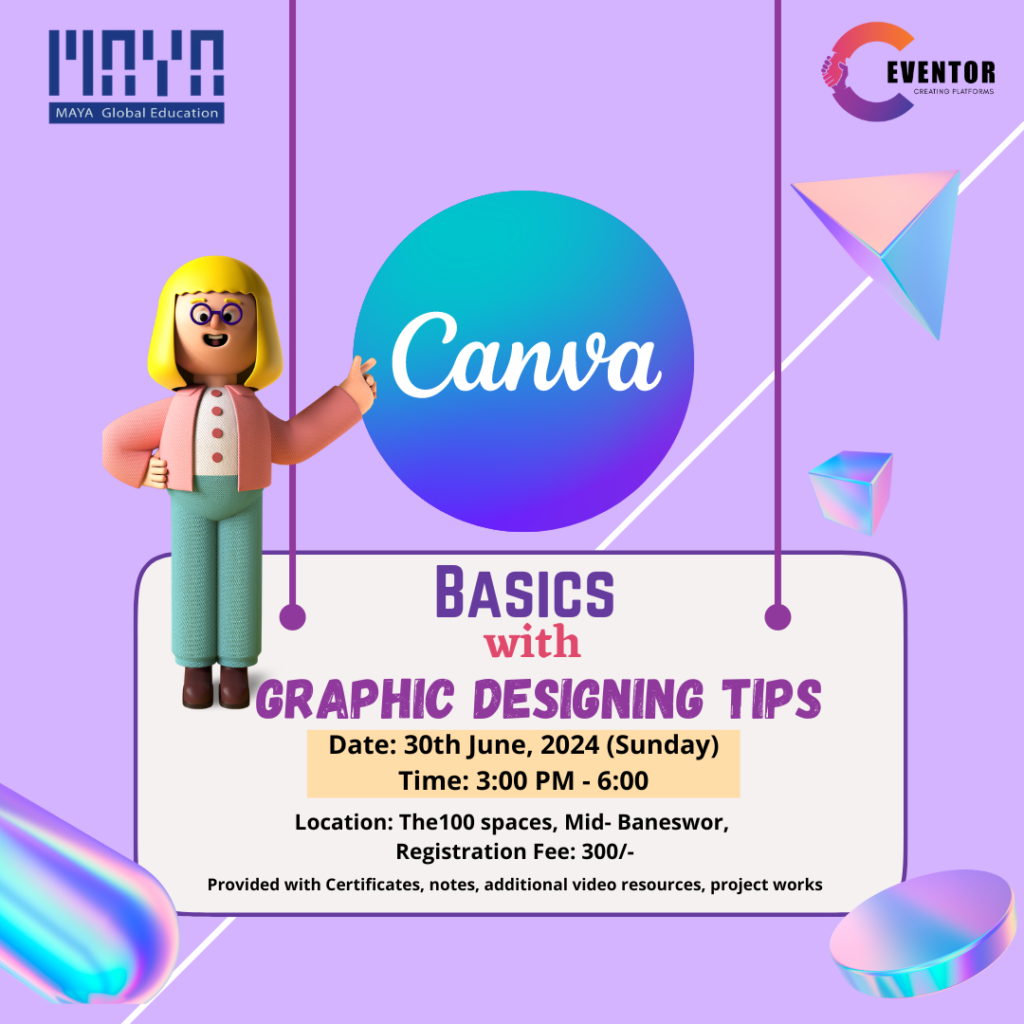 Canva Session with Graphic Designing Tips – Eventor Nepal
